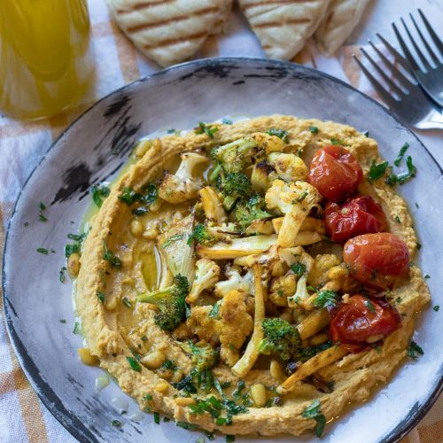 Loaded Hummus - Six Hungry Feet - Recipes - Vegan