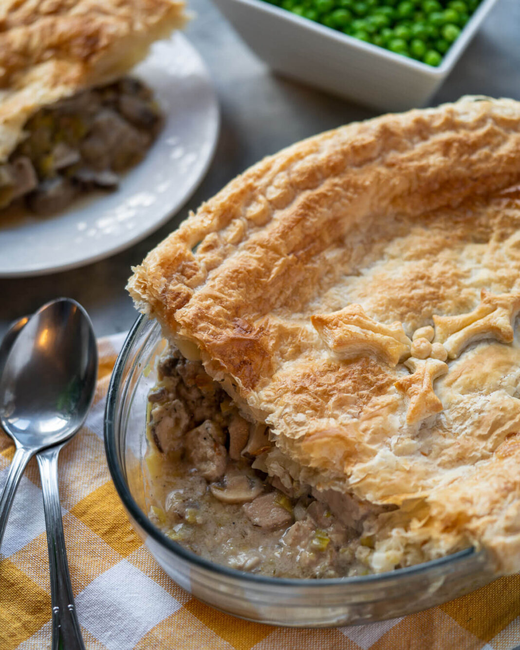 Vegan Leek and Mushroom Pie - Six Hungry Feet - Recipes