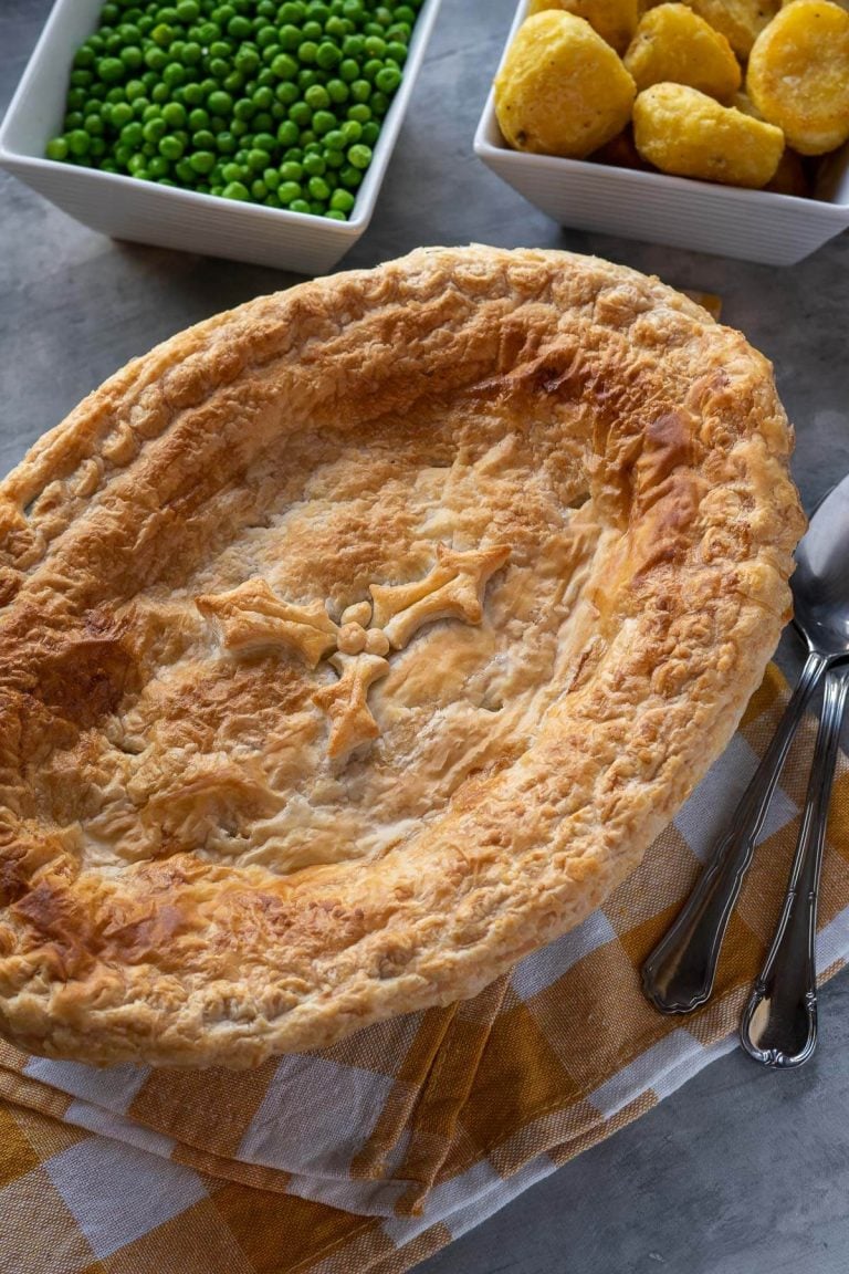 Vegan Leek and Mushroom Pie - Six Hungry Feet - Recipes