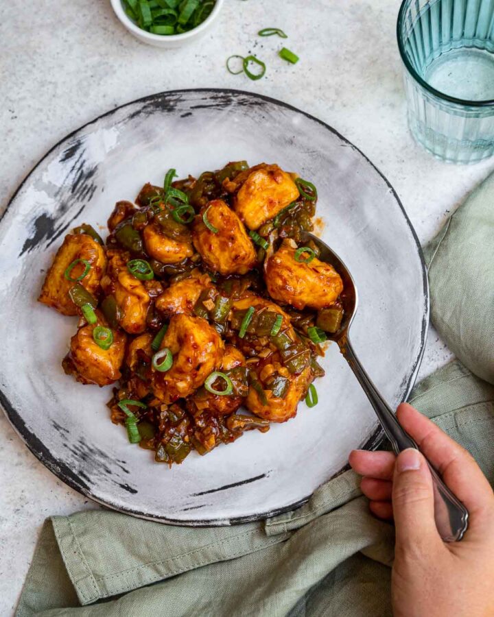 Paneer Manchurian - Six Hungry Feet