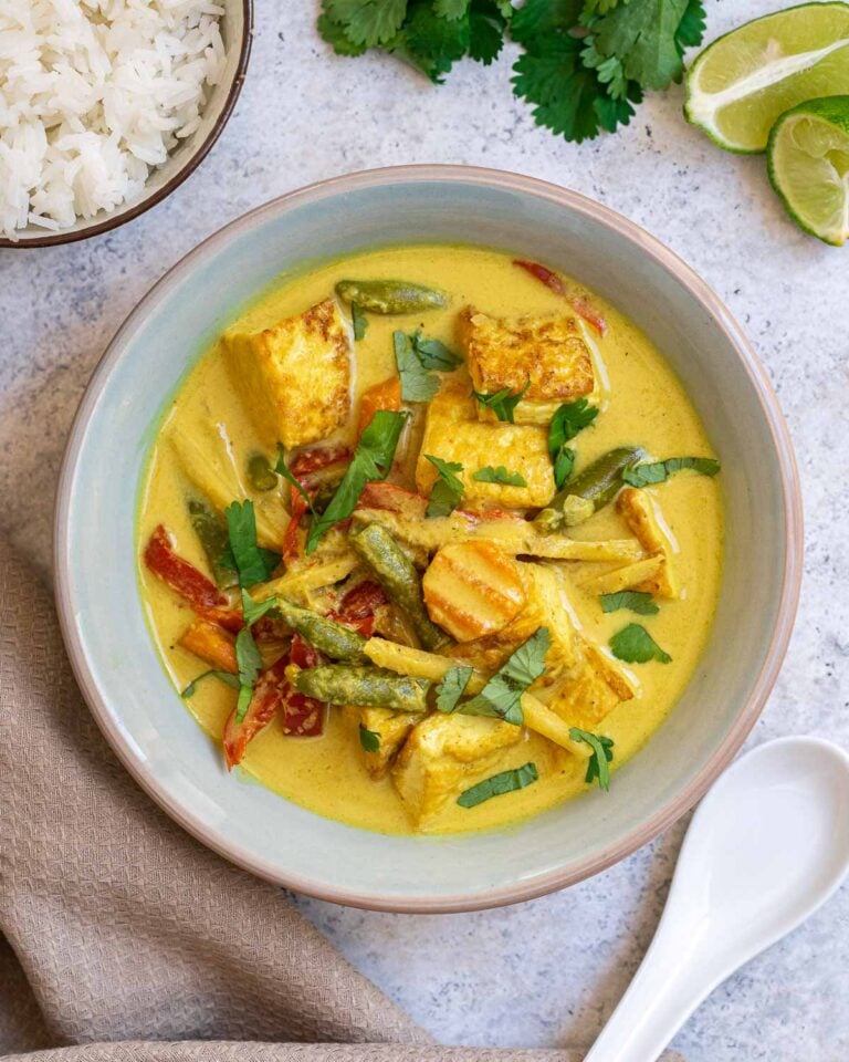 Vegan Thai Yellow Curry - Six Hungry Feet - Asian-inspired