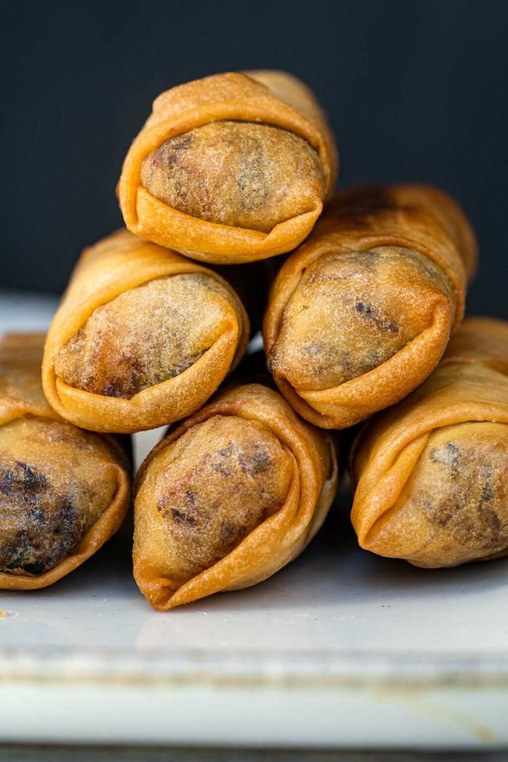 Crispy Vegan Spring Rolls - Six Hungry Feet