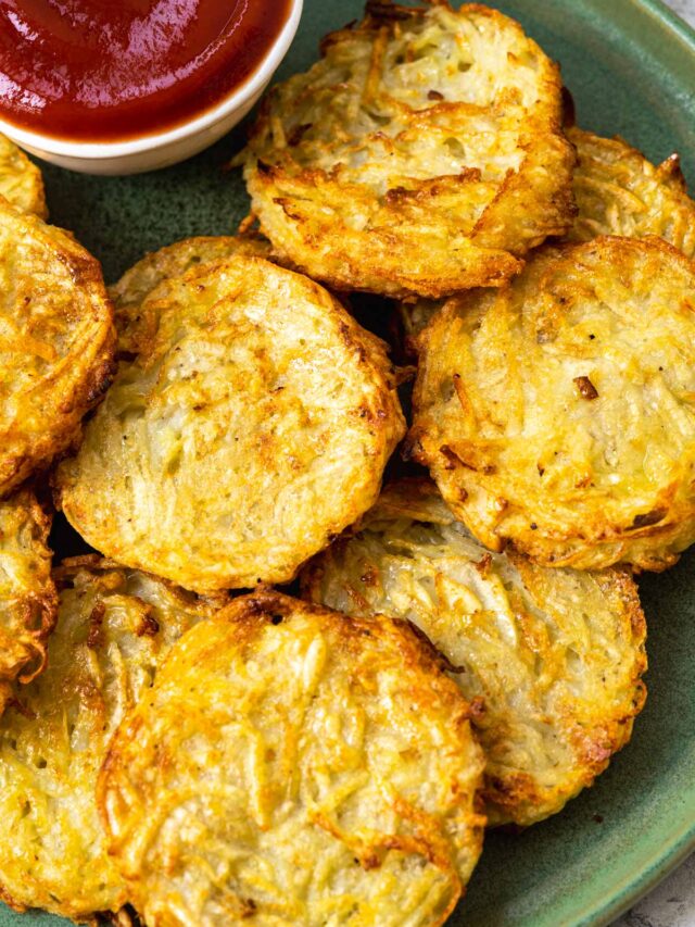 Vegan Hash Browns - Six Hungry Feet