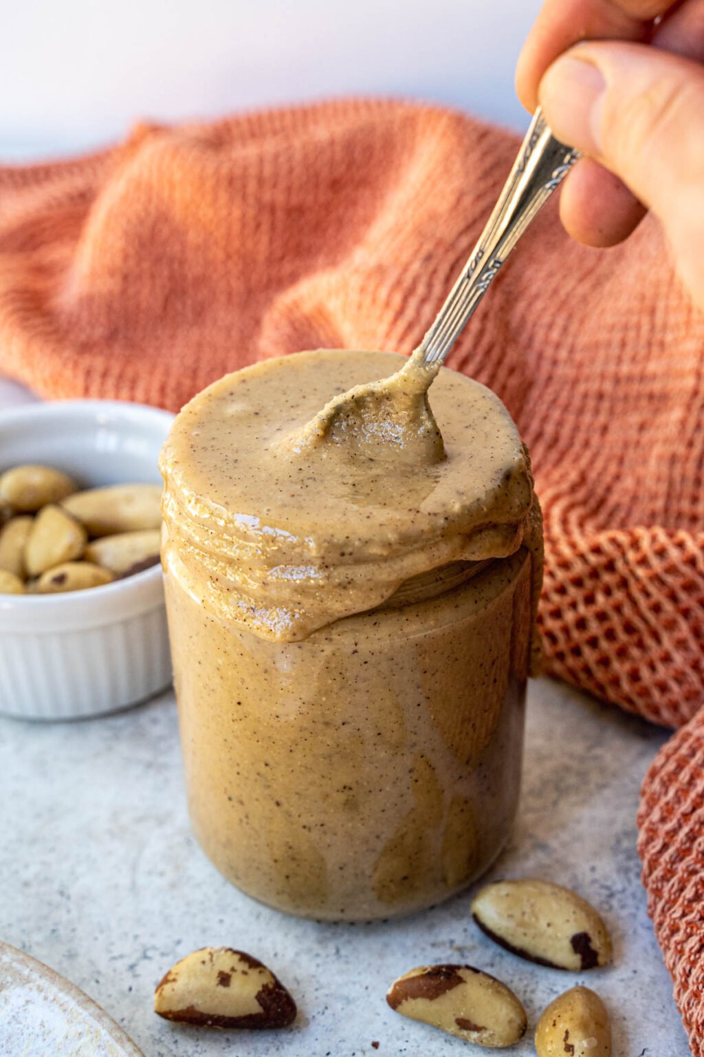 Homemade Brazil Nut Butter - Six Hungry Feet