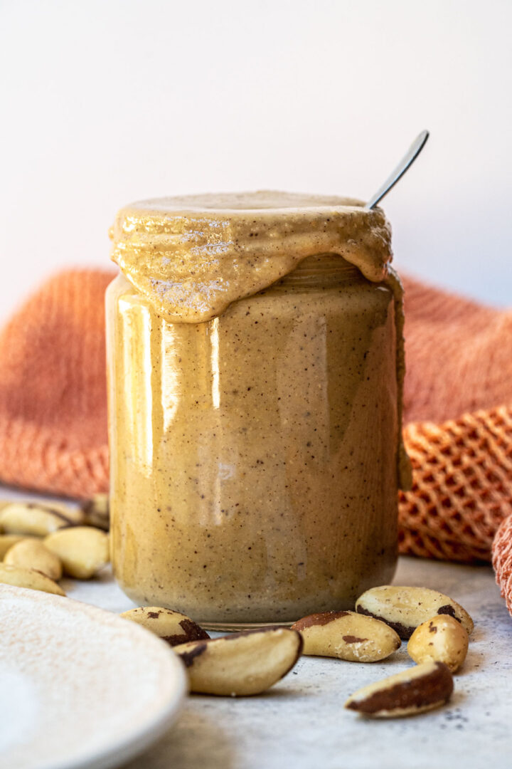 Homemade Brazil Nut Butter - Six Hungry Feet