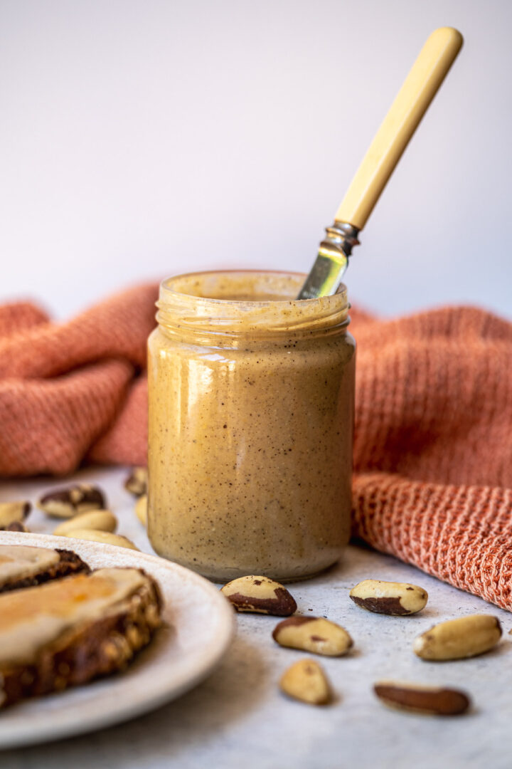 Homemade Brazil Nut Butter - Six Hungry Feet