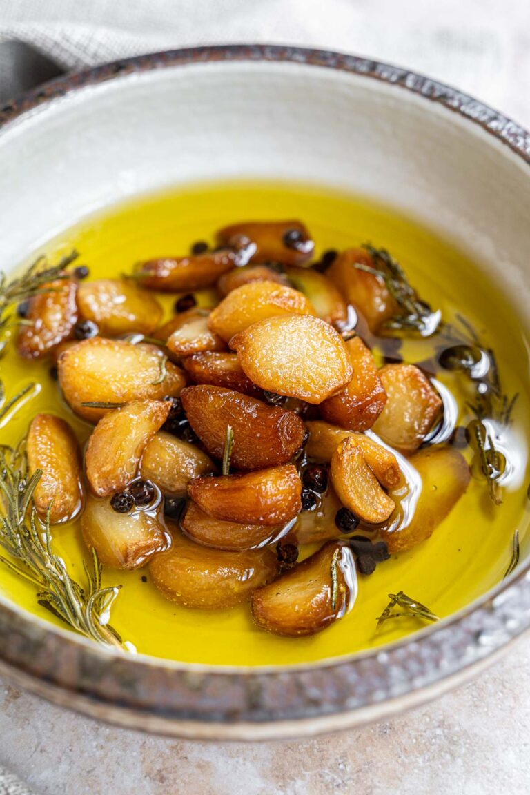 How To Make Garlic Confit - Six Hungry Feet