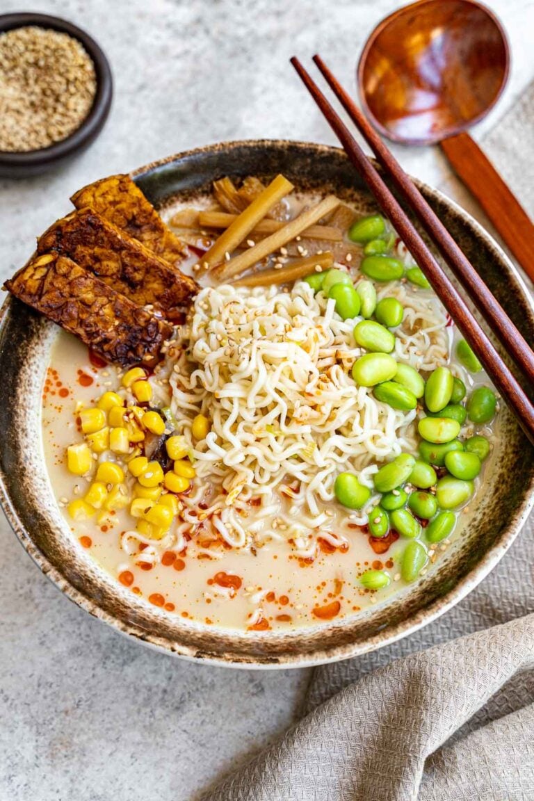 20-Minute Vegan Ramen - Six Hungry Feet