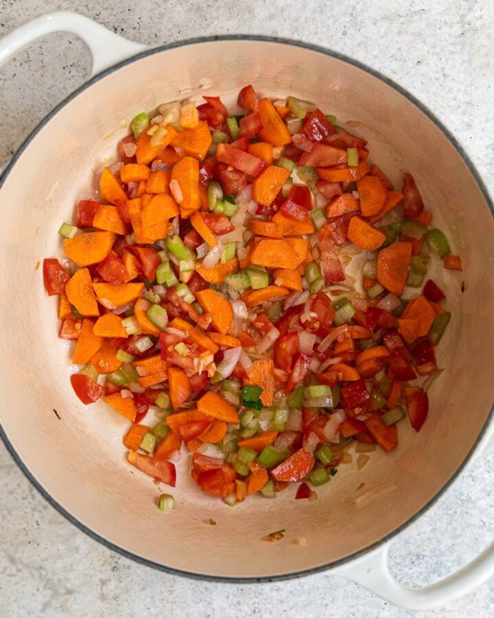 Arabic Lentil Soup - Six Hungry Feet